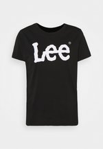 Lee LOGO TEE - T-shirt print - black/zwart - Zalando.nl