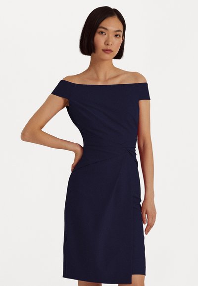 Lauren Ralph Lauren MUNZIE ELBOW SLEEVE DAY DRESS - Robe de soirée - lighthouse navy/bleu ...
