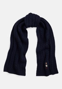 Polo Ralph Lauren POLO BEAR CABLE KNIT WOOL BLEND SCARF - Scarf - navy ...