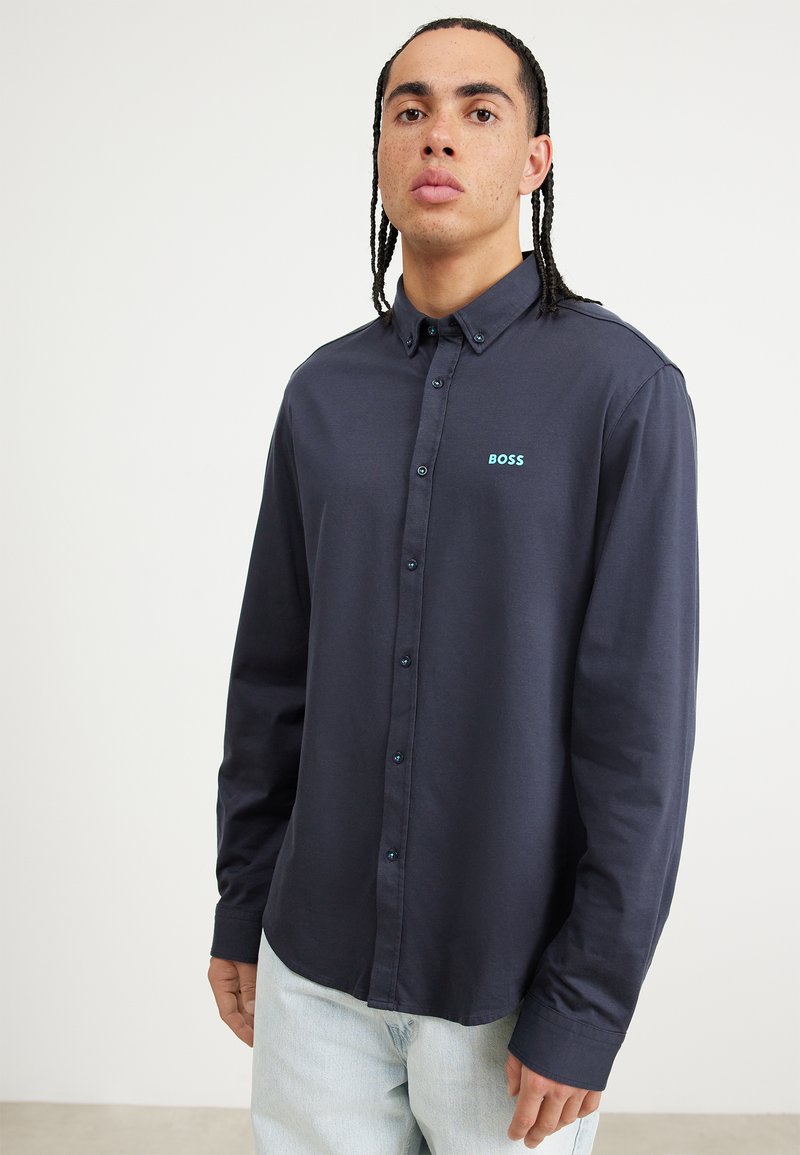 BOSS MOTION - Shirt - dark blue - Zalando.ie