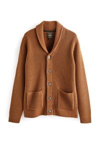 Next Cardigan - tan brown/brown - Zalando