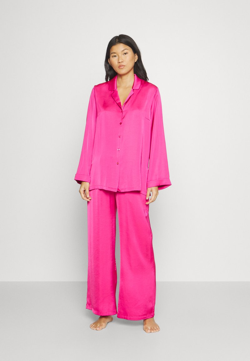 Lindex Pyjama - dark pink/rose - ZALANDO.FR