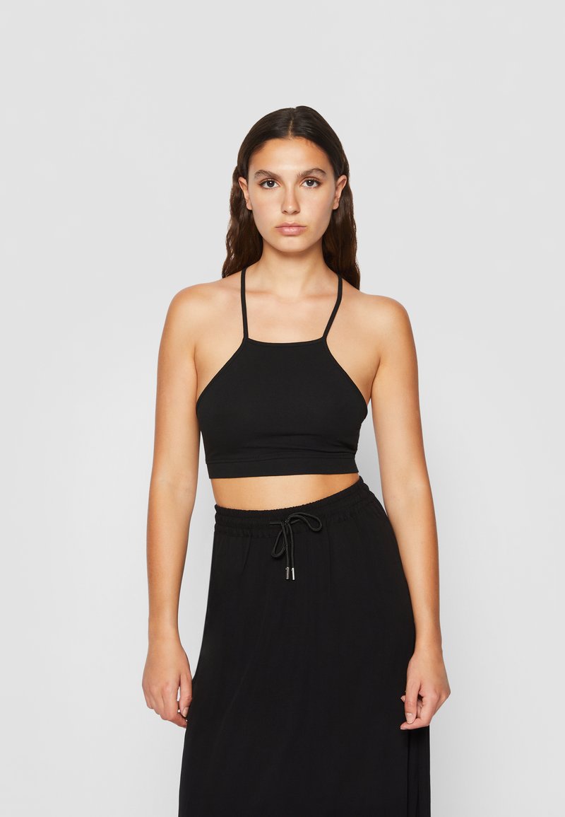 Urban Classics LADIES TRIANGLE TOP - Top - black/schwarz - Zalando.at