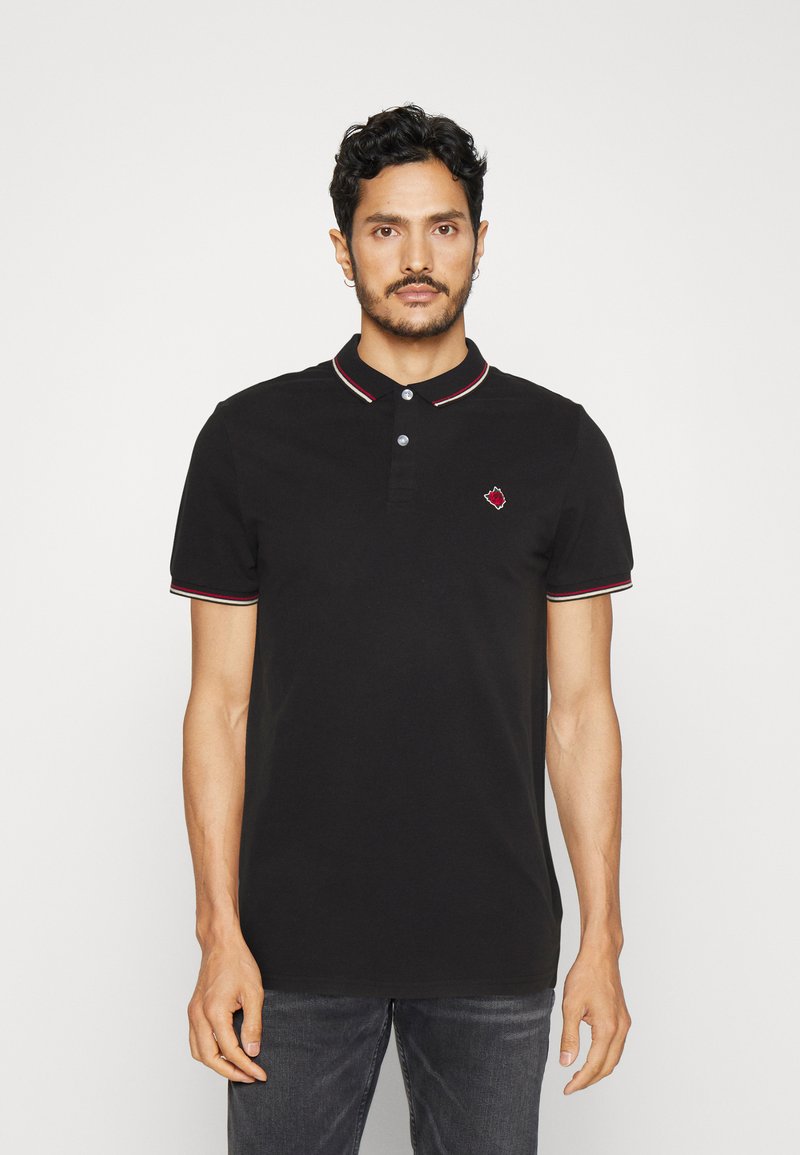Pier One Koszulka polo - black/czarny - Zalando.pl