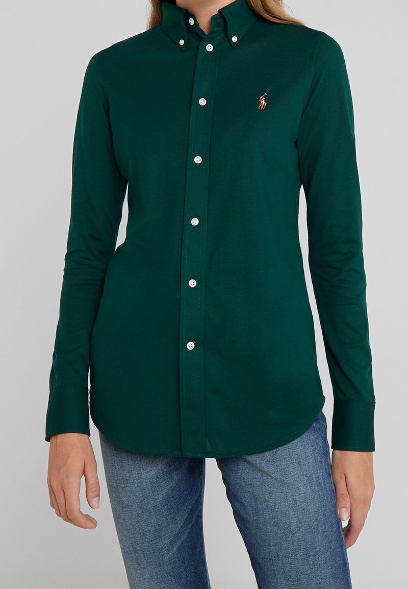 Polo Ralph Lauren Button-down blouse - green - (Pre-owned) - Zalando