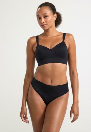 Organic Basics SMOOTH THONG - String - black/schwarz - Zalando.de