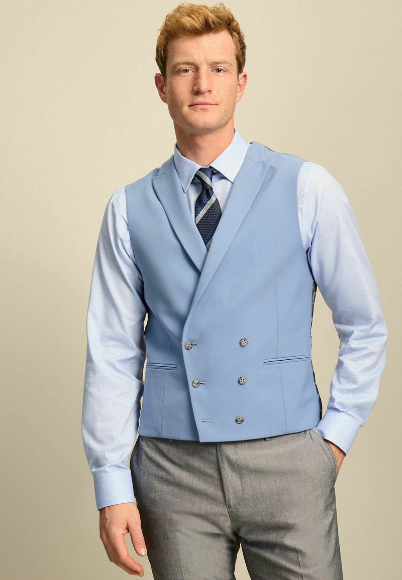 Next MORNING SUIT: WAISTCOAT - Chaleco - light blue/azul - Zalando.es