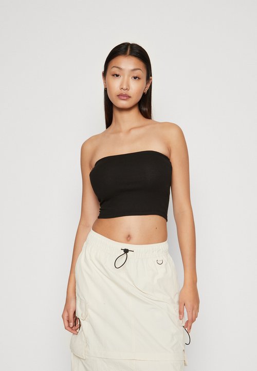 Stradivarius BASIC BANDEAU - Top - black/zwart - Zalando.be