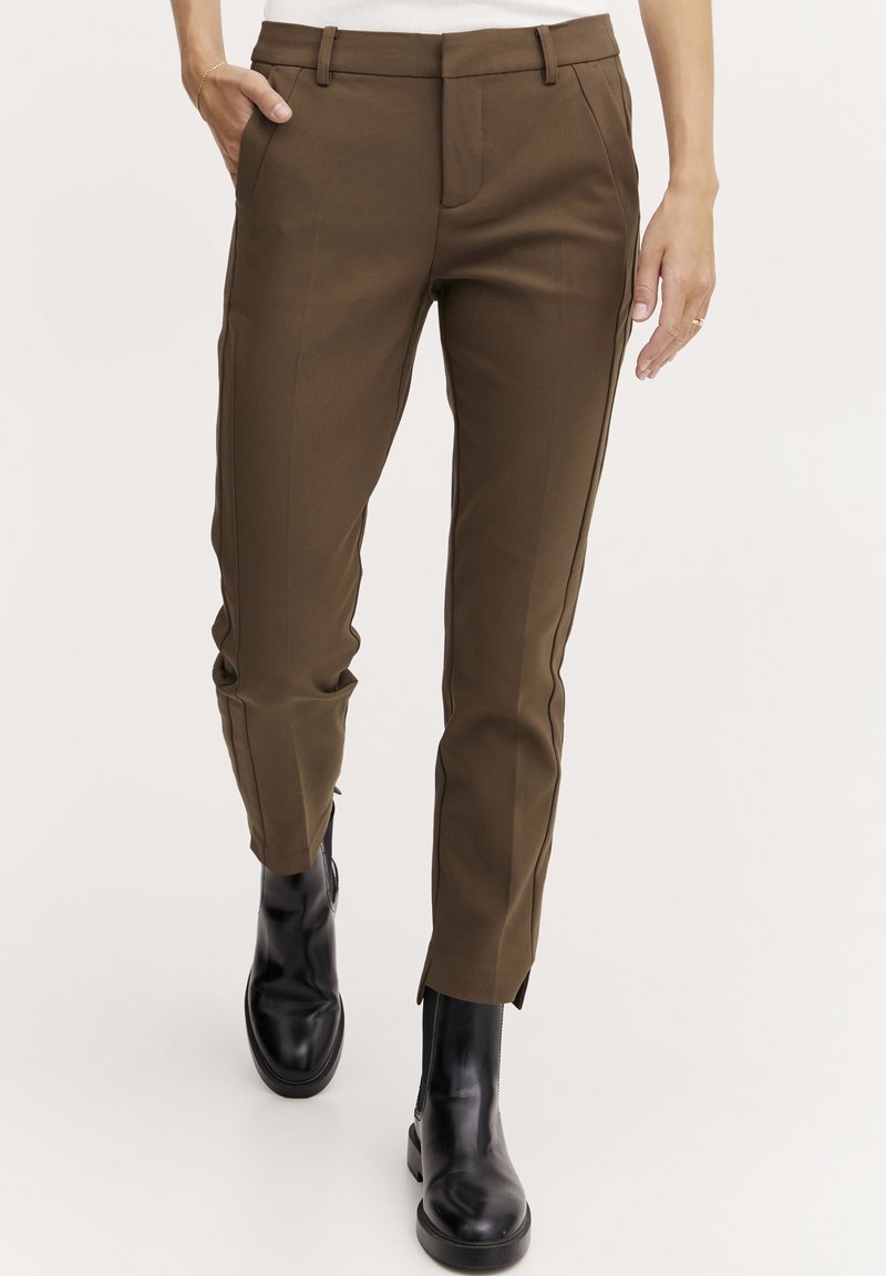 Fransa FRVITA TESSA PA 2 ANK - Chinos - rain drum/brown - Zalando.ie