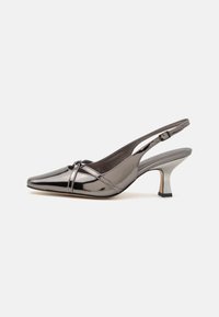 COACH ROWYN METALLIC SLINGBACK - Klassieke pumps - anthracite/gunmetal ...