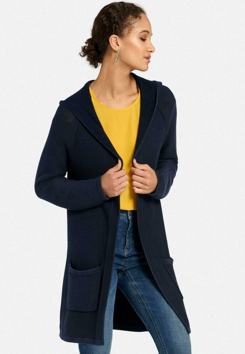 PETER HAHN Cardigan - marine/dark blue - Zalando.de