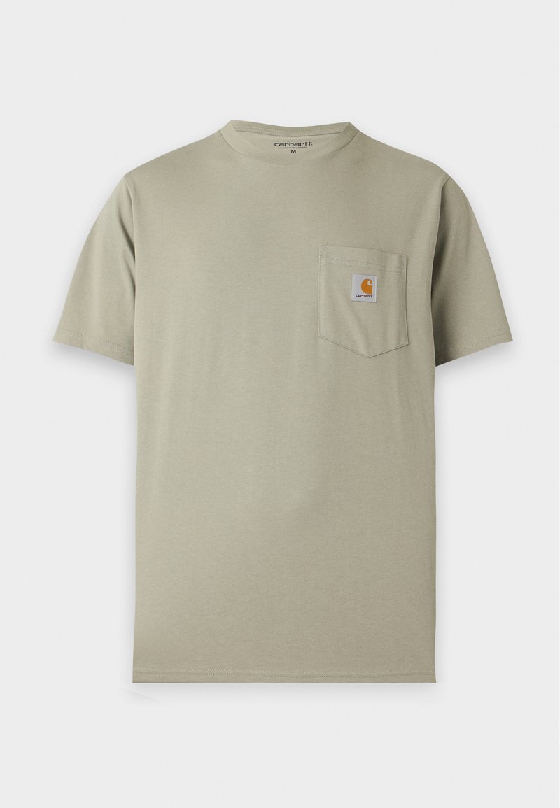 Carhartt WIP POCKET - T-shirts basic - shady green/grøn - Zalando.dk