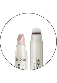 IsaDora HIGHLIGHTER STICK'N BRUSH - Highlighter - pink pearl/pink ...
