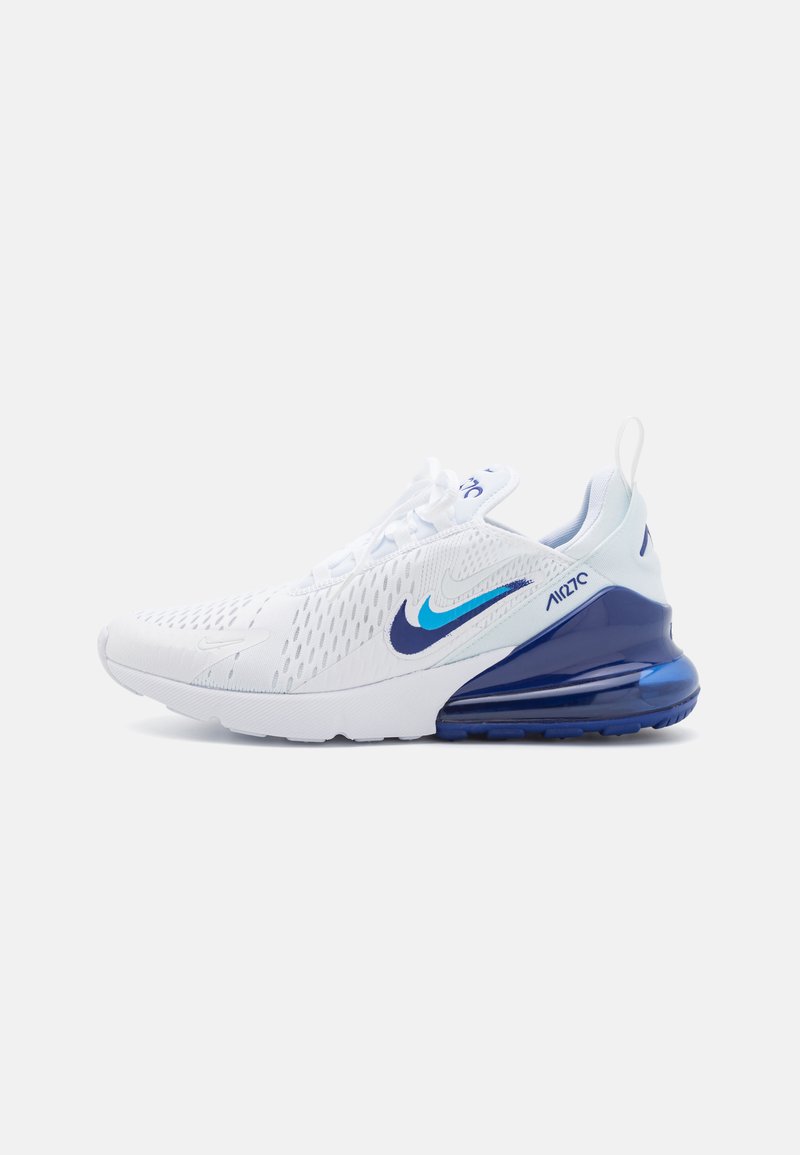 Nike Sportswear AIR MAX 270 UNISEX - Trainers - white/university blue ...