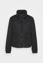 TOM TAILOR PADDED HYBRID JACKET - Winterjacke - deep black/schwarz ...