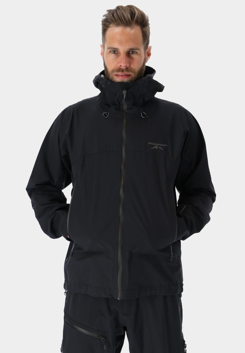 Swedemount HIMALAYA SHELL - Outdoor jacket - black charcoal/black ...