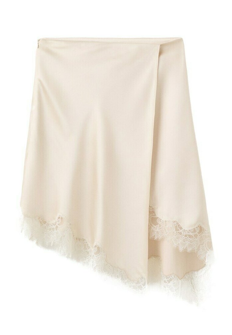 Mango ADULT - A-linjekjol - beige - Zalando.se