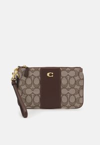 Coach SIGNATURE SMALL WRISTLET - Wallet - maple/beige - Zalando