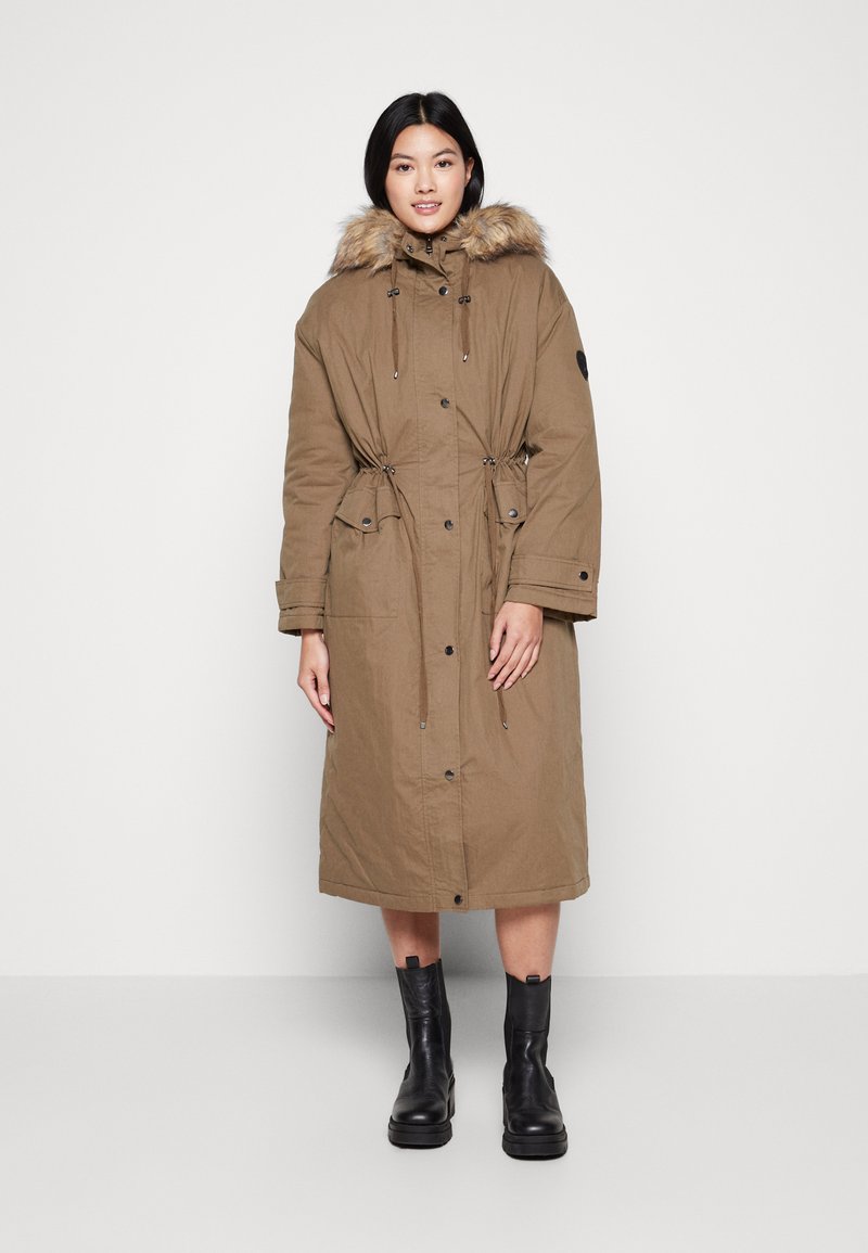 ONLY ONLHONEY COAT - Parkaer - beech/khaki - Zalando.dk