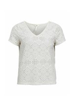 Object FEODORA V-NECK NOOS - Bluse - cloud dancer/offwhite - Zalando.at