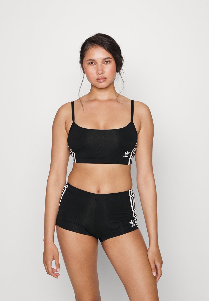 Adidas Originals Scooped Bralette Toppe Black Sort Zalando Dk