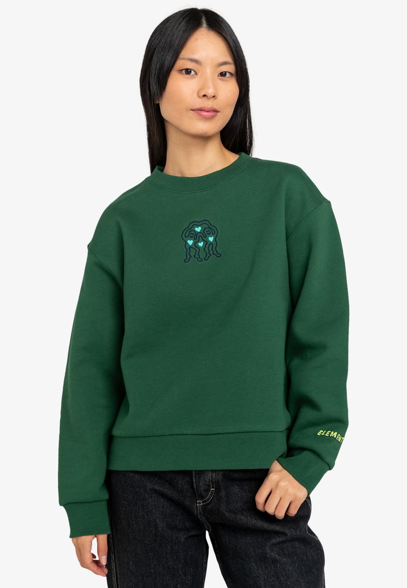 Element CORNELL CIPHER - Mikina - green/zelená - Zalando.cz