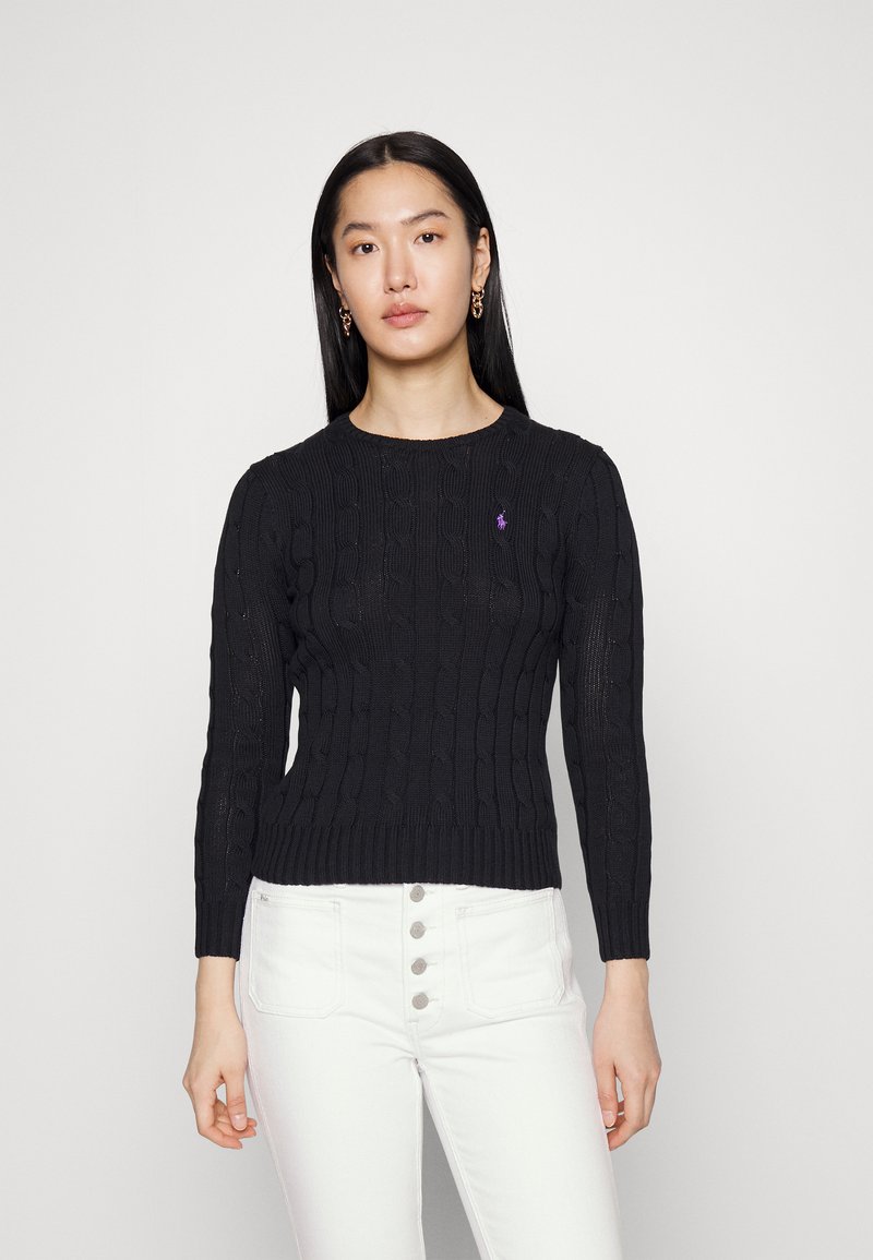 Polo Ralph Lauren JULIANNA LONG SLEEVE - Sweter - black/czarny - Zalando.pl