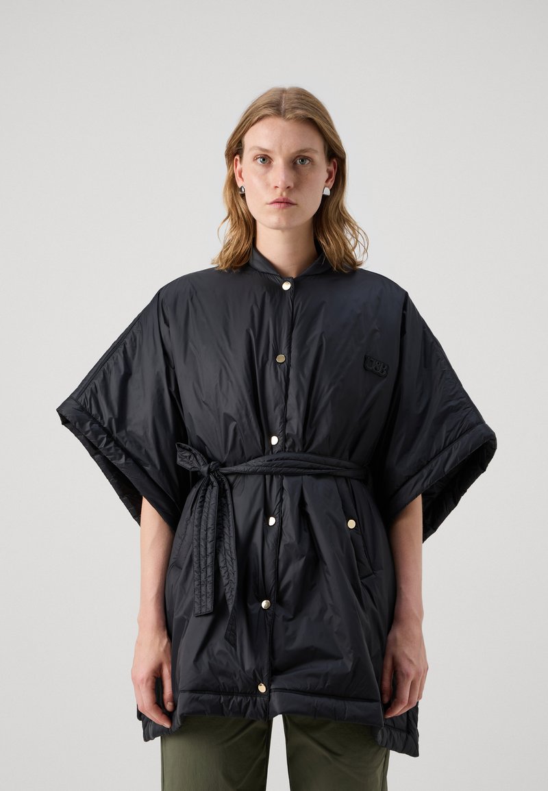 TWINSET PADDED - Poncho - nero/zwart - Zalando.nl