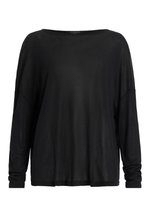 AllSaints RITA FRANCESCO TEE - Topper langermet - black/svart - Zalando.no