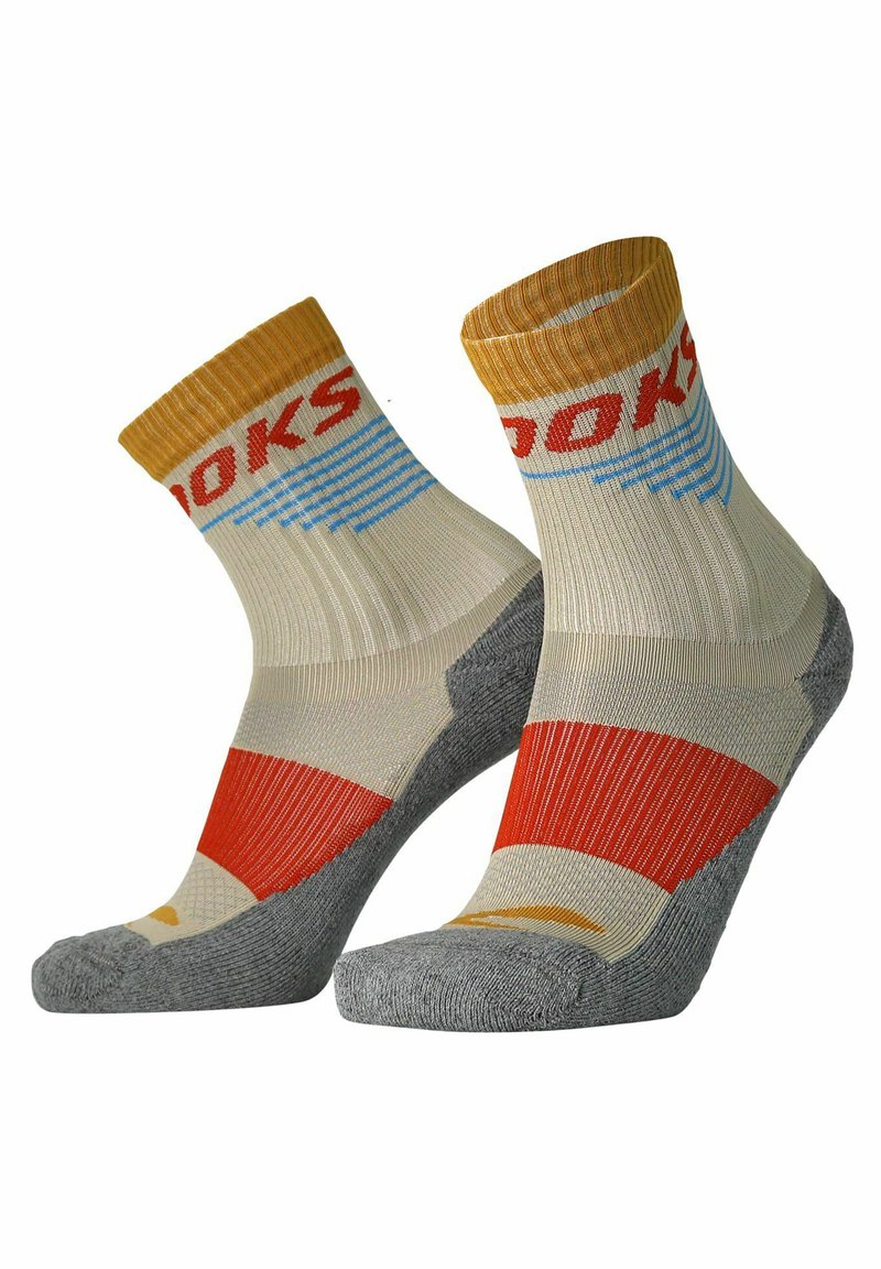 Brooks HIGH POINT - Socken - oatmeal red clay/beige - Zalando.de