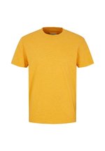 TOM TAILOR FEINEN STREIFEN - T-Shirt basic - warm yellow/hellgelb ...