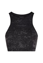 Calvin Klein Performance Sport-BH mit mittlerer Stützkraft - black ...