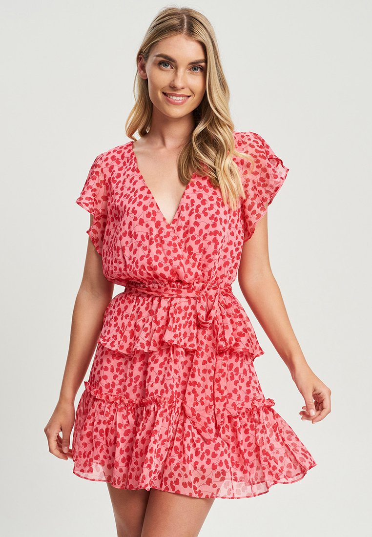 TUSSAH AMORA MINI - Robe de jour - pink roses/rose clair - ZALANDO.FR