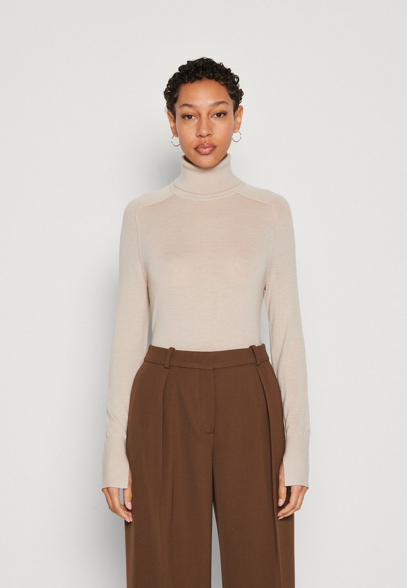 Calvin Klein SWEATER - Jumper - doeskin/beige - Zalando.ie