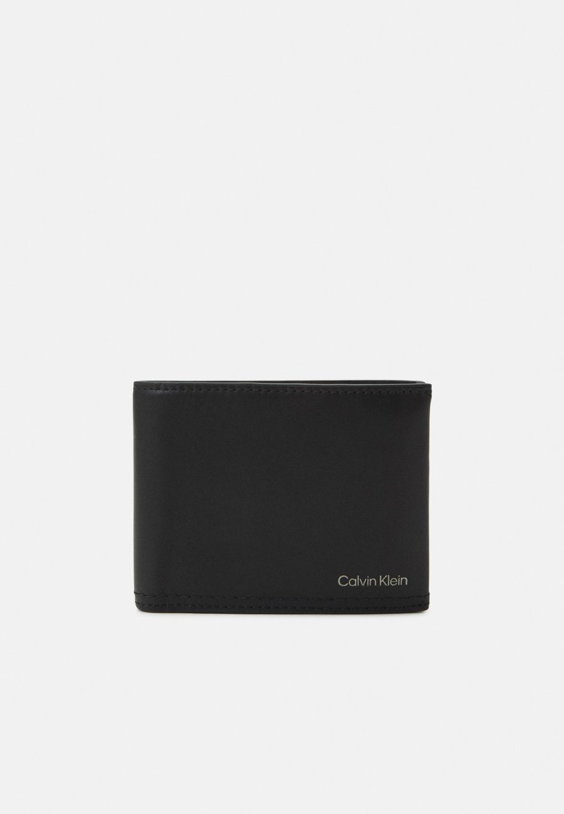 Calvin Klein DUO STITCH TRIFOLD COIN - Wallet - black - Zalando.co.uk