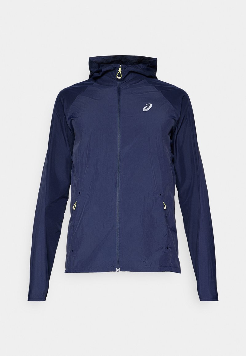 ASICS ROAD PACKABLE JACKET - Running jacket - midnight/dark blue ...