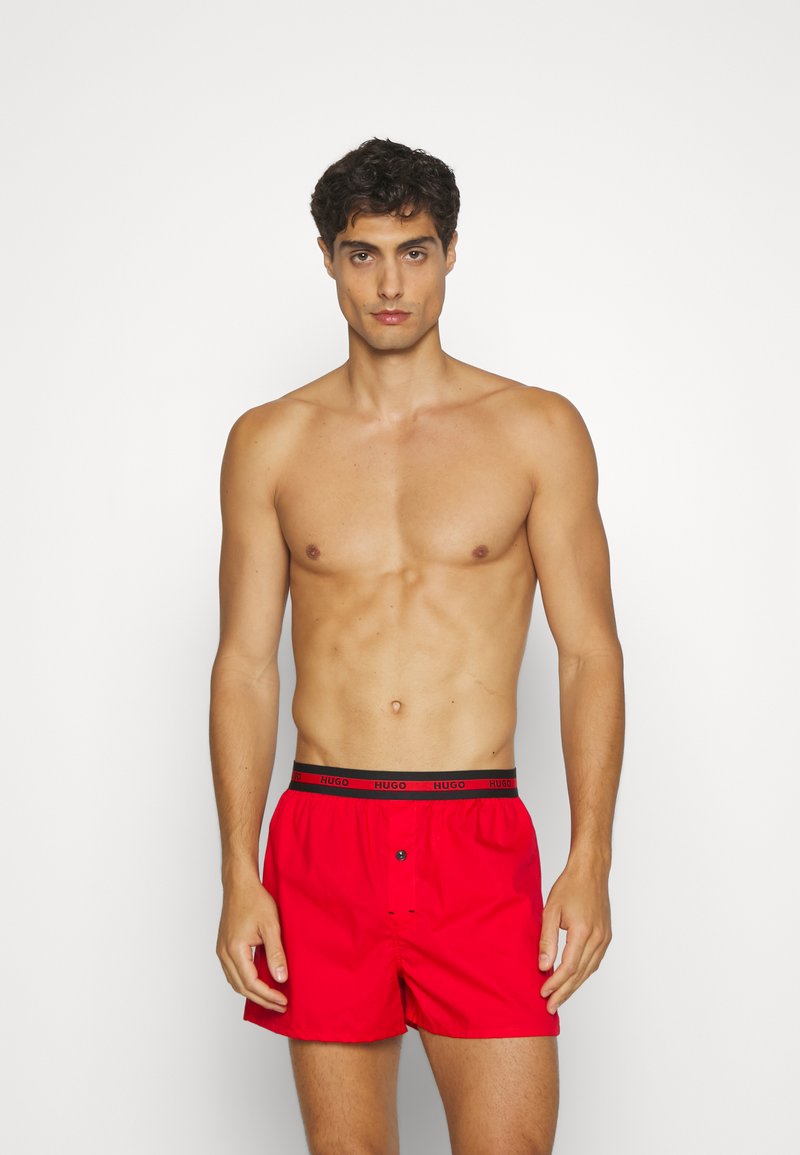 HUGO 2 PACK - Caleçon - open pink/rouge - ZALANDO.FR