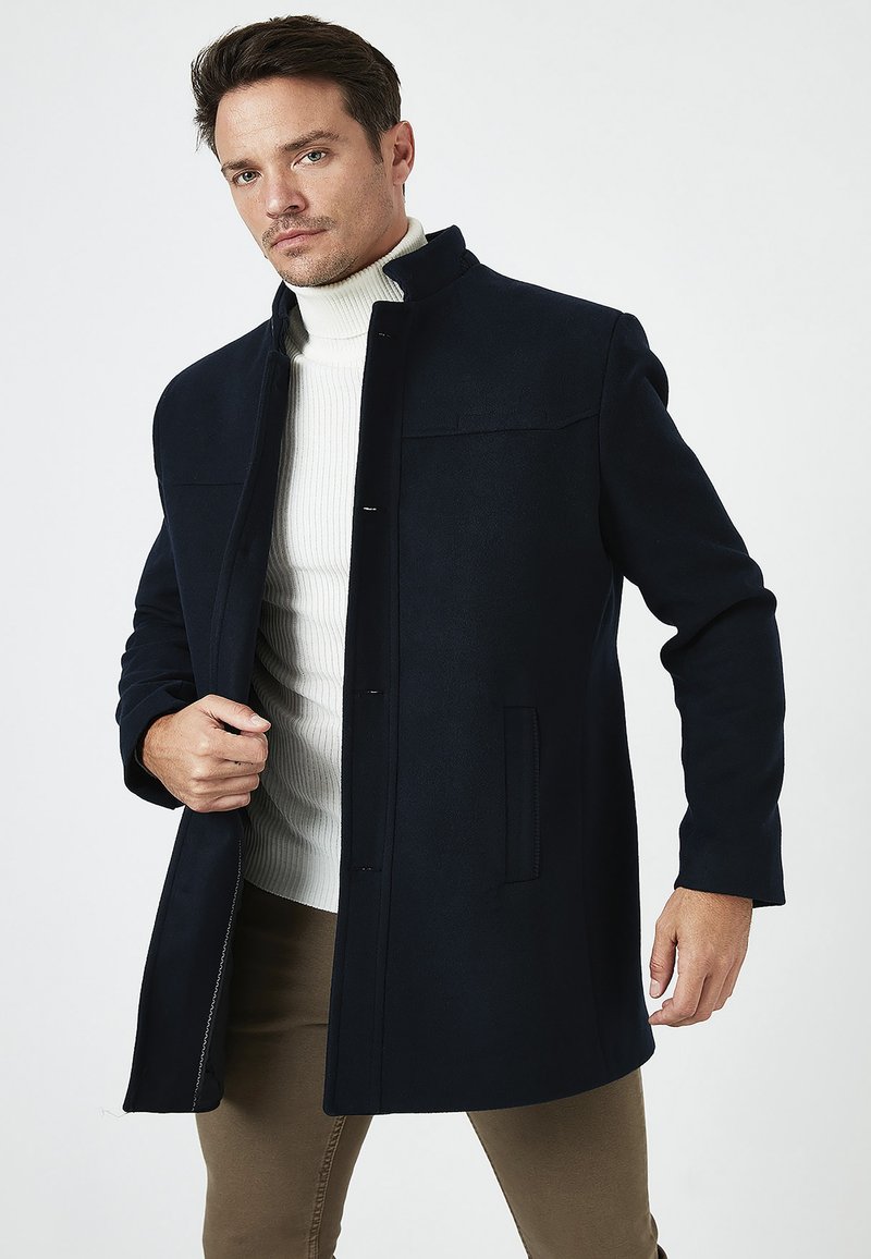 Buratti SLIM FIT - Klasikinis paltas - navy blue/tamsiai mėlyna - Zalando.lt