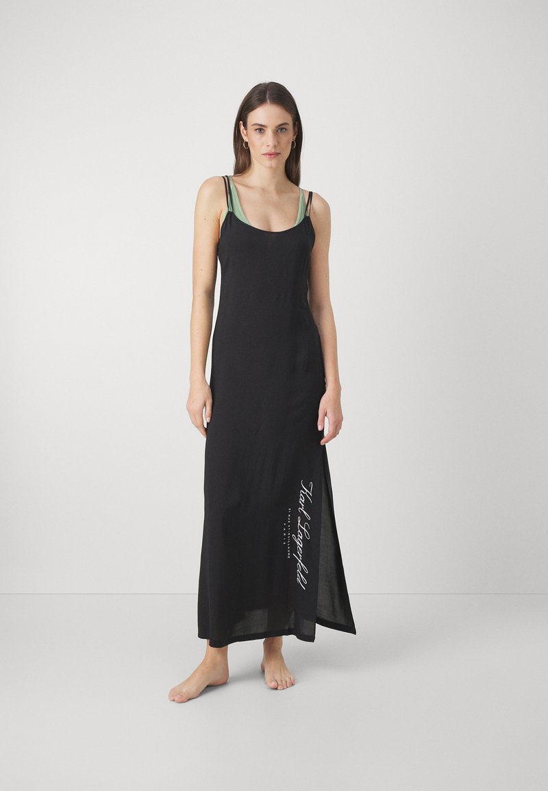 KARL LAGERFELD HOTEL STRAPPY BEACH DRESS - Beach accessory - black ...