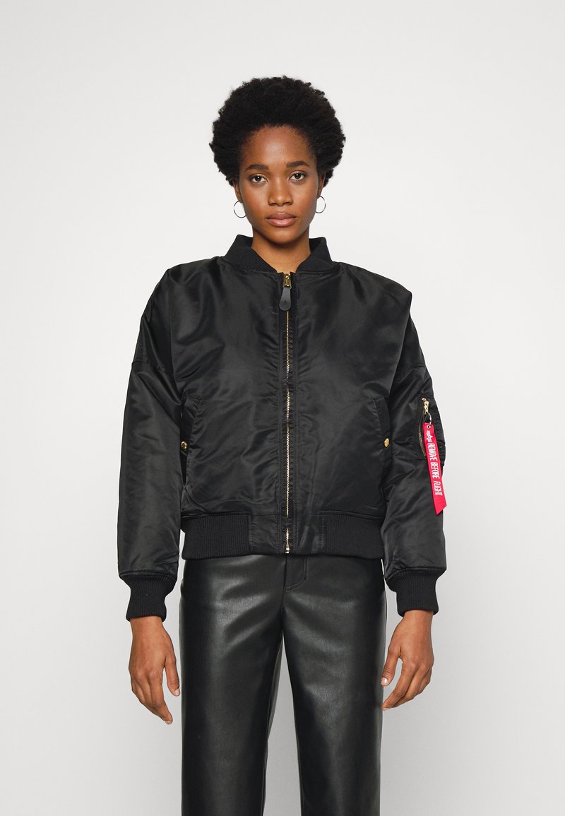 Alpha Industries REVERISIBLE JACKET - Winter jacket - black - Zalando.co.uk