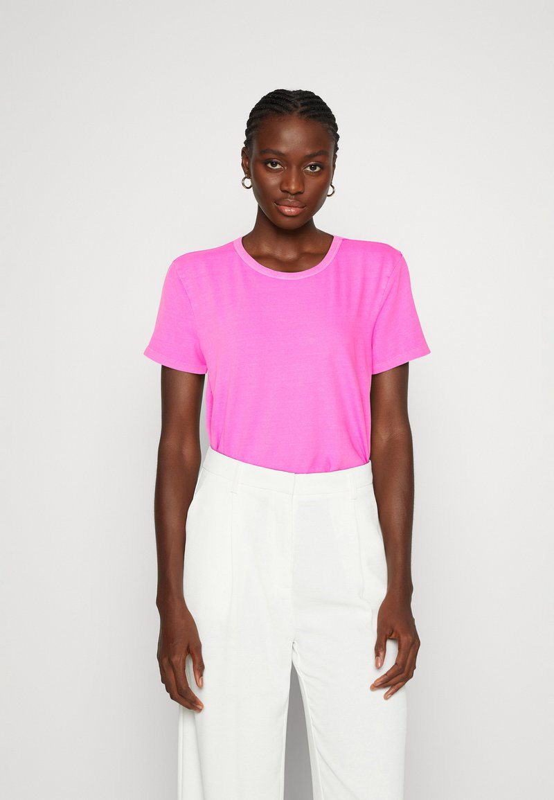 GAP VINT - Print T-shirt - standout pink/neon pink - Zalando.co.uk