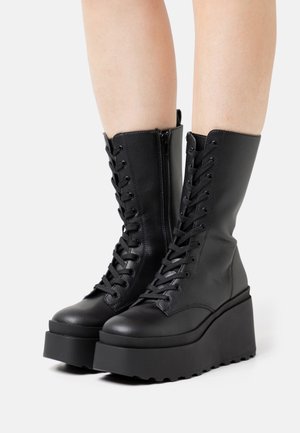 Zign LEATHER - Lace-up boots - black - Zalando.co.uk