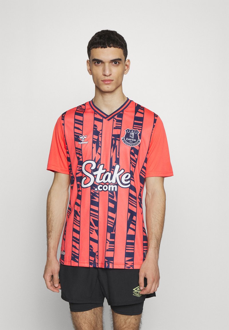 Hummel EVERTON AWAY - Club wear - hot coral/coral - Zalando.ie
