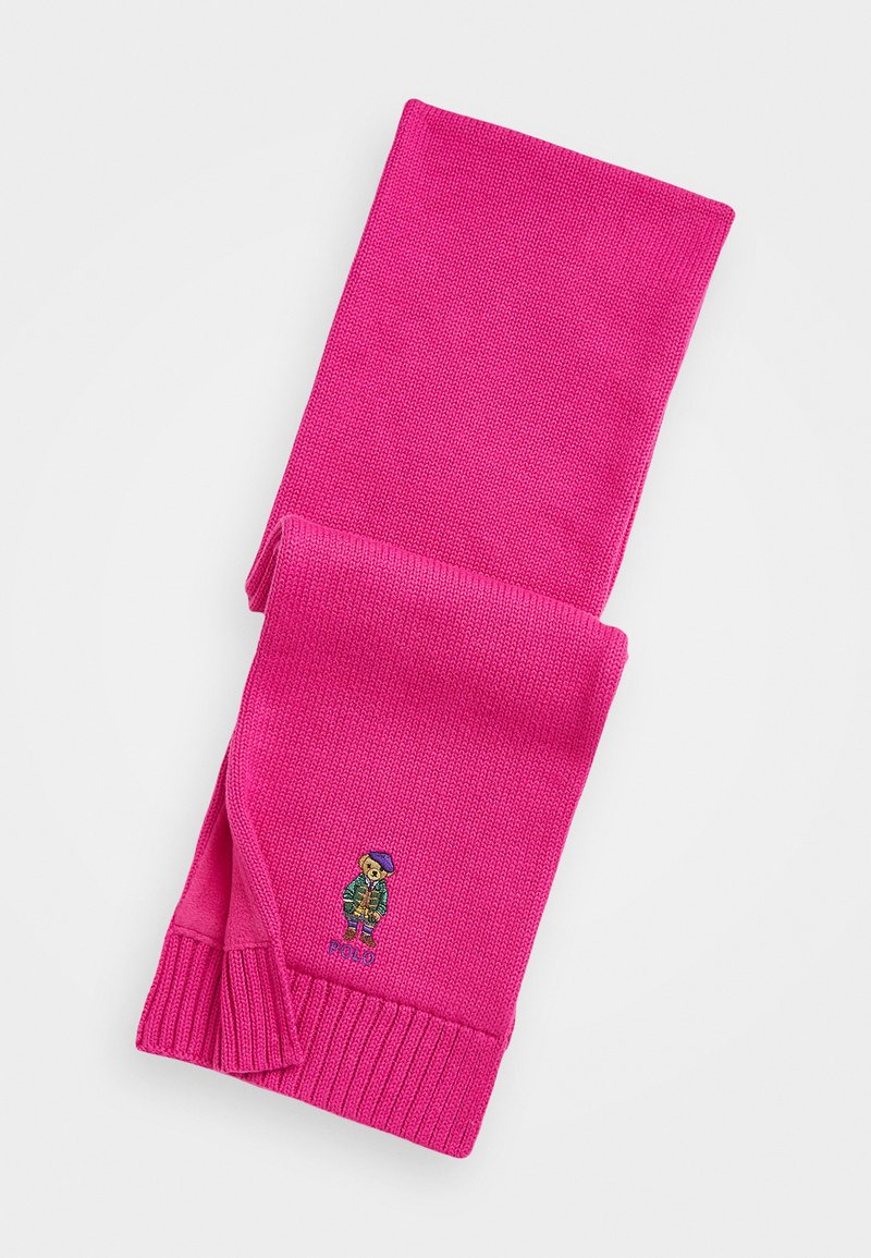 Polo Ralph Lauren POLO BEAR COTTON SCARF - Scarf - college pink/pink ...