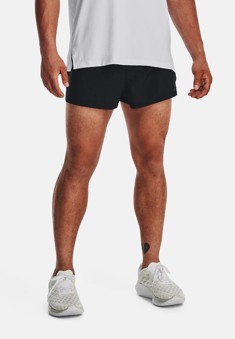 Under Armour RUNNING LAUNCH SPLIT PERF - Sports shorts - schwarz/black ...
