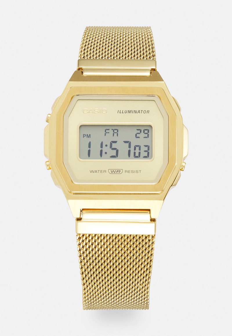 Casio PREMIUM UNISEX - Digital watch - gold coloured/gold-coloured ...