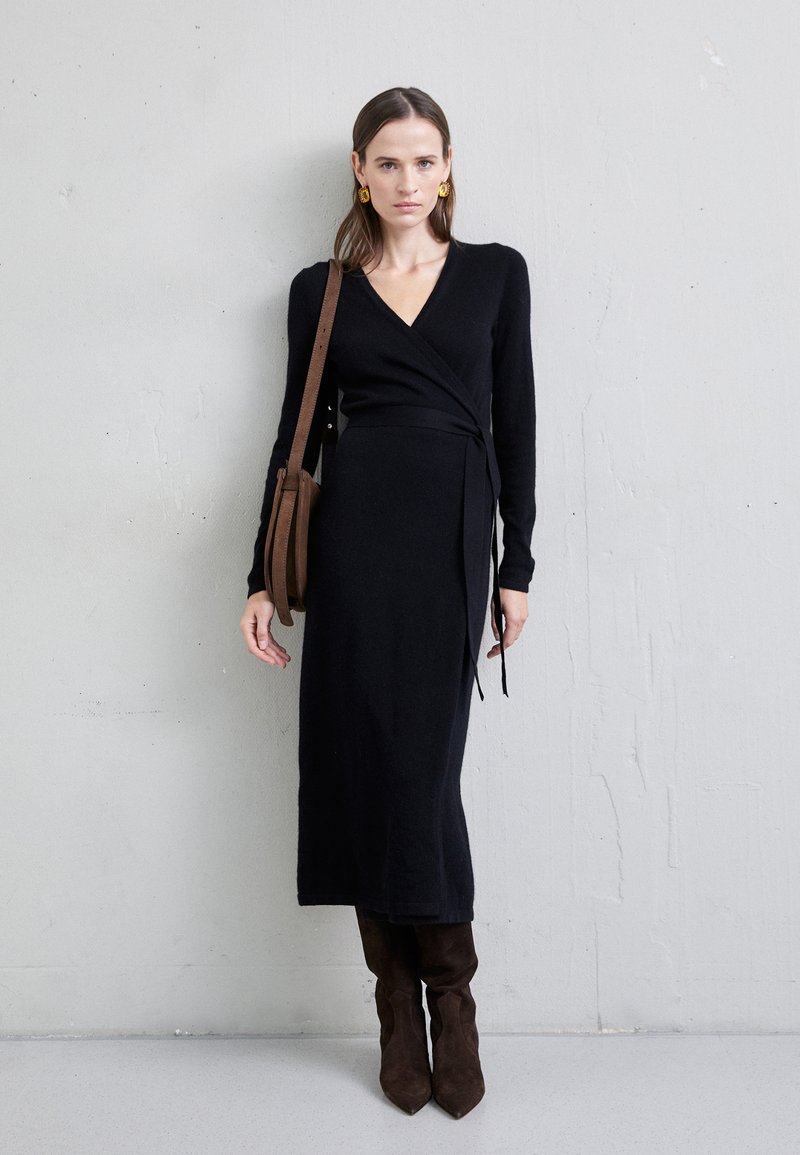 Diane von Furstenberg ASTRID DRESS - Jumper dress - black - Zalando.ie