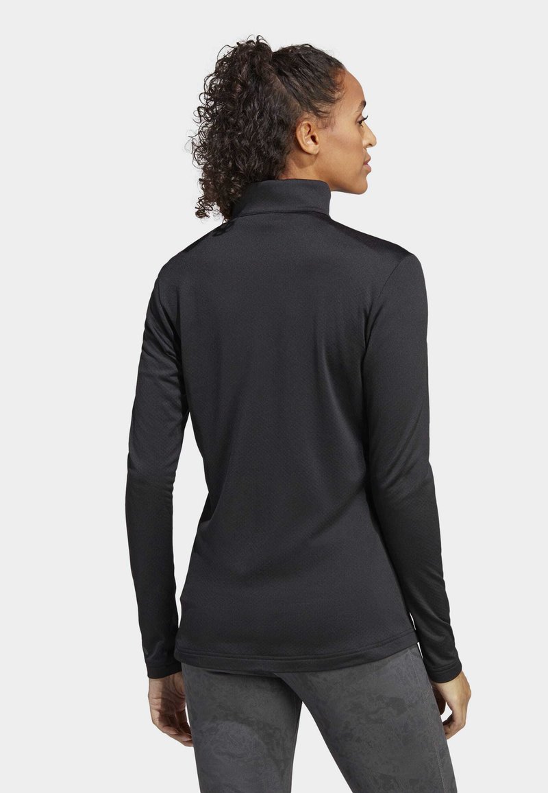 adidas Performance W MT FULL Z FLE - Sweatjacke - black/schwarz ...