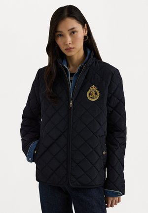 Lauren Ralph Lauren CREST PATCH QUILTED MOCKNECK JACKET - Light jacket ...
