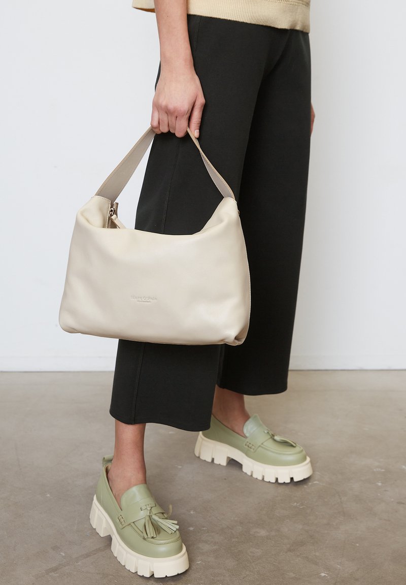 Marc O'Polo MOD. TUVY - Handtasche - chalky sand/weiß - Zalando.at